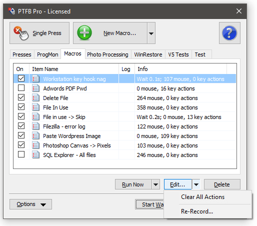 Macro Re-Record and Windows 10 Lockscreen in PTFB Pro v5.1 | PTFB Pro ...
